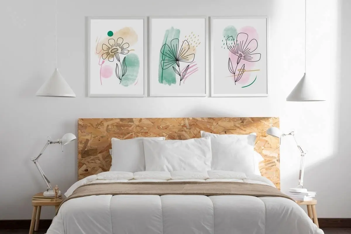 Quadros para quarto: inspire-se na decoração com arte